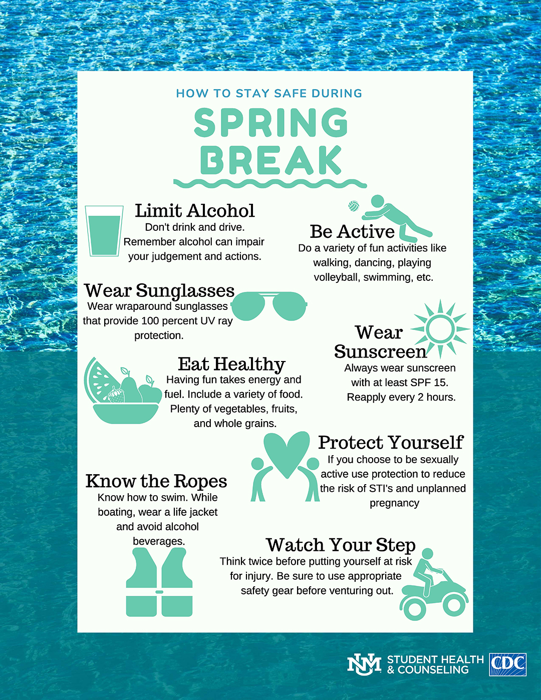 Spring Break 2019 Safety Tips Student Health And Counseling The Spring Break 2019 Safety Tips Student Health And Counseling The